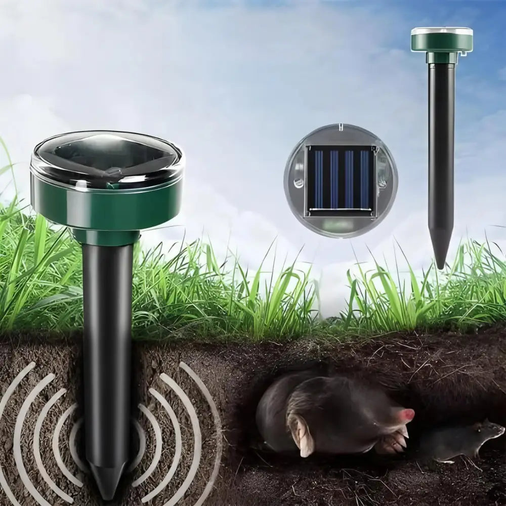 Solarni rasterivač krtica i štetočina 1 + 1 gratis – idtech store